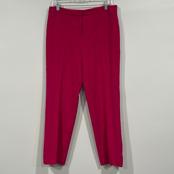 Escada | Pants & Jumpsuits | Escada Pink Flared Lined Dress Pants 38 ...